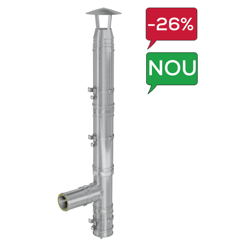 Coșuri de Fum Inox - Hornuri Premium Durabile | Kaminhorn